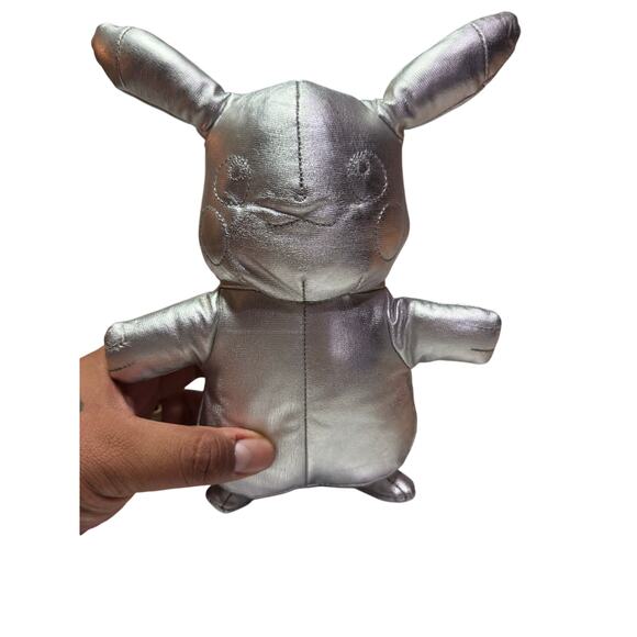 Pokemon | Toys | Pokmon Silver Pikachu Plush 8 Metallic Limited Edition ...